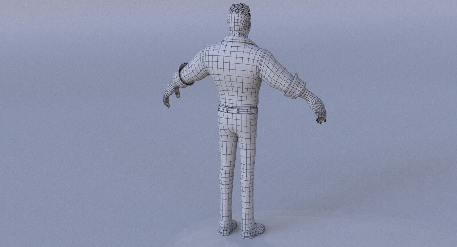 ArtStation - corporate man | Game Assets