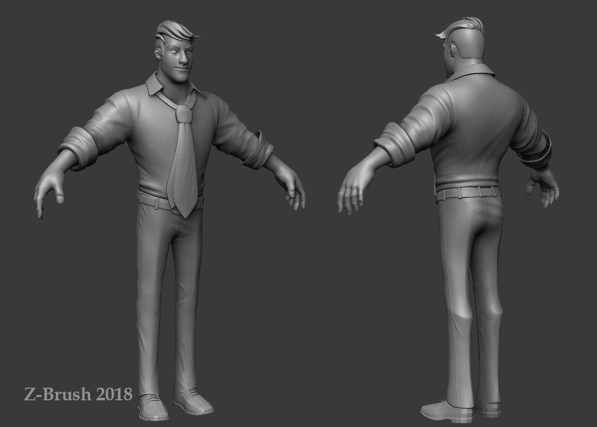 ArtStation - corporate man | Game Assets