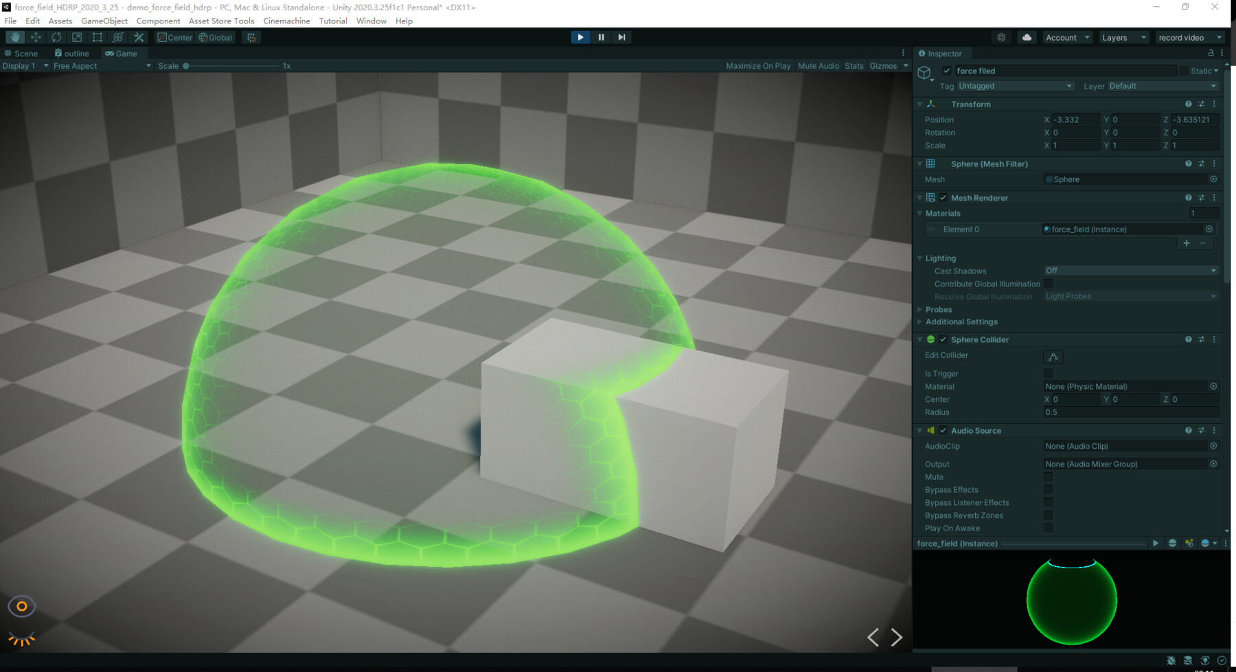 ArtStation - Unity VFX - Force Field | Game Assets