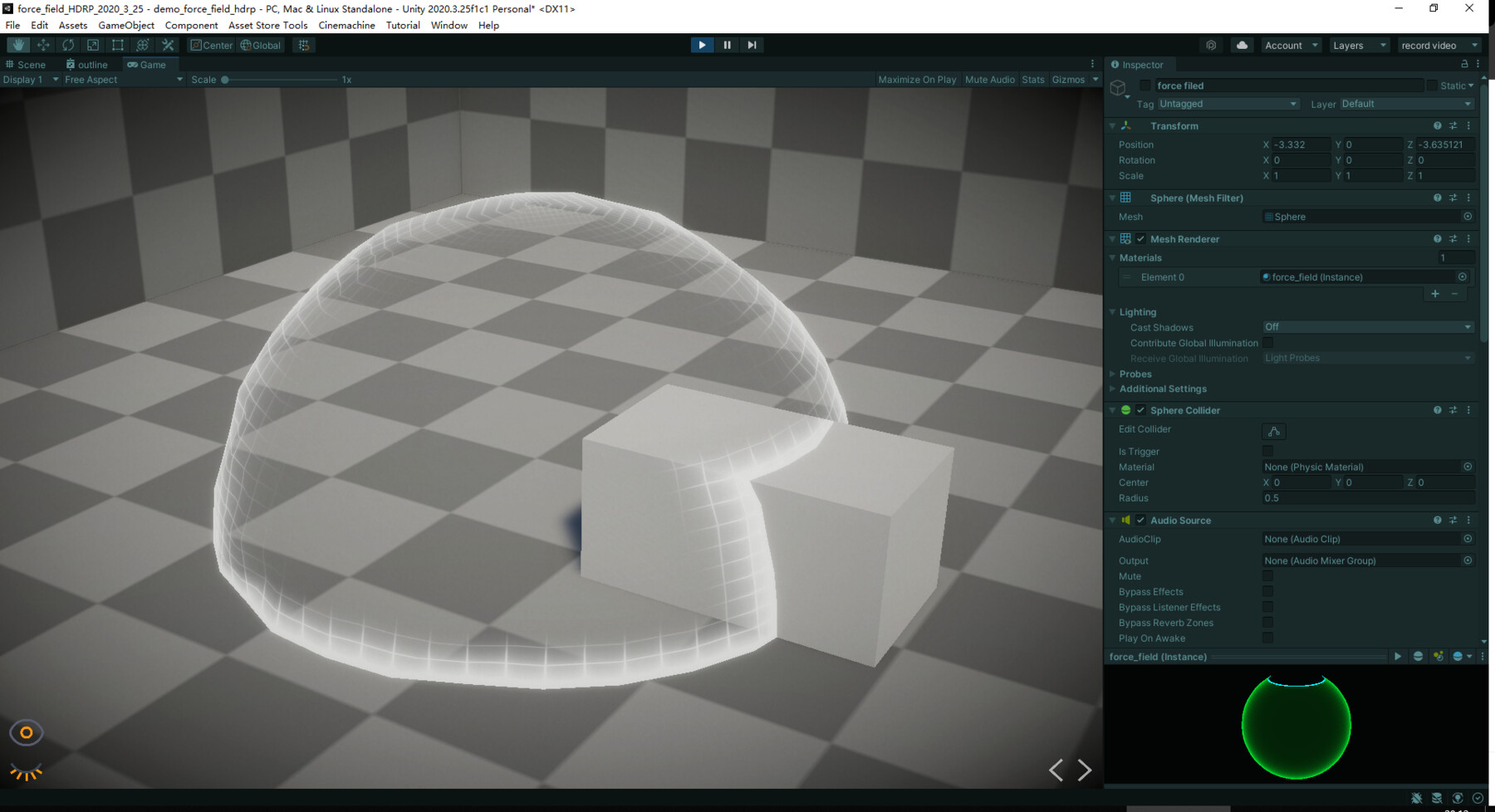 ArtStation - Unity VFX - Force Field | Game Assets