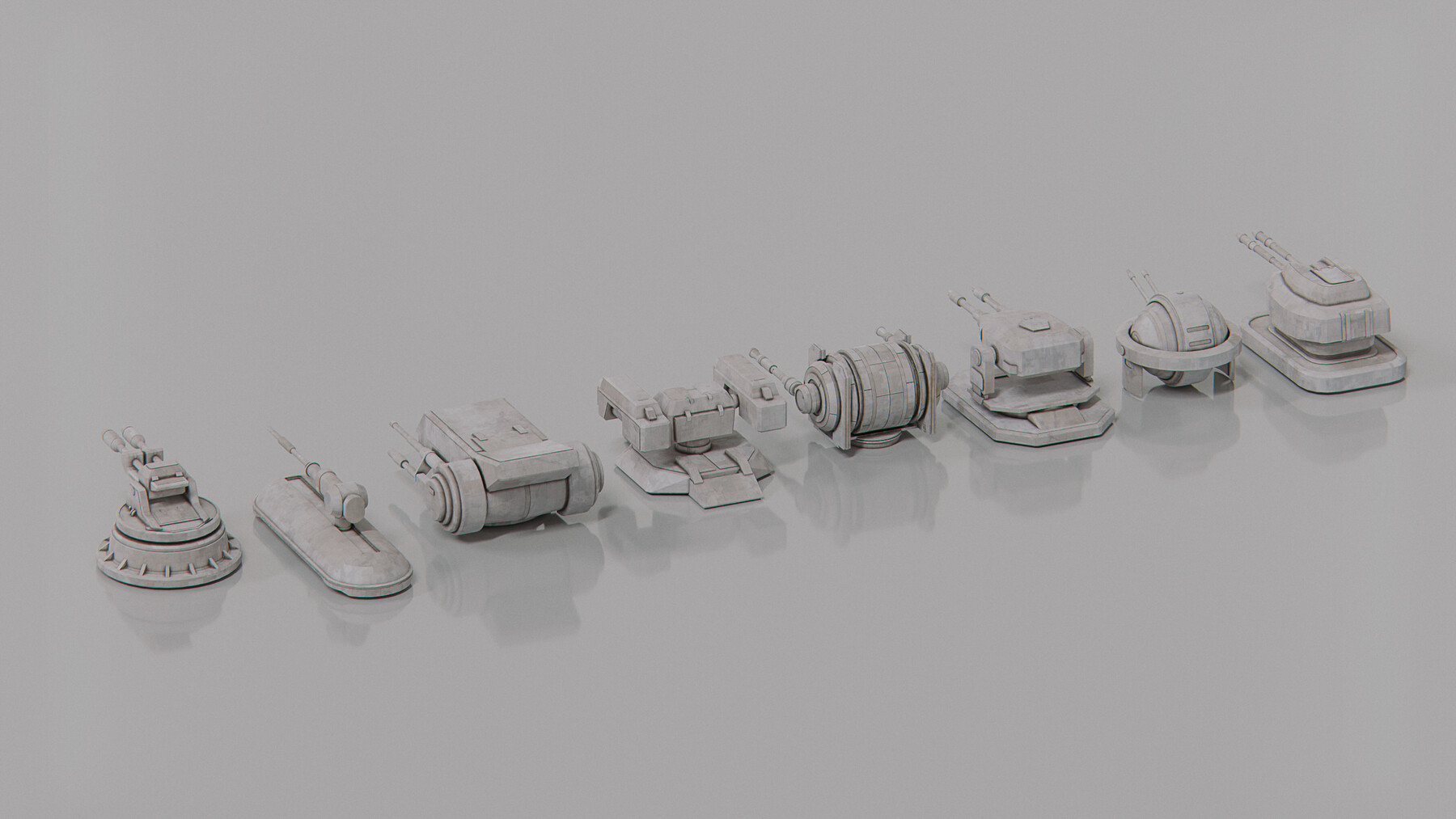 ArtStation - Sci-Fi Turrets and Guns Pack Vol2 - Star Wars | Resources