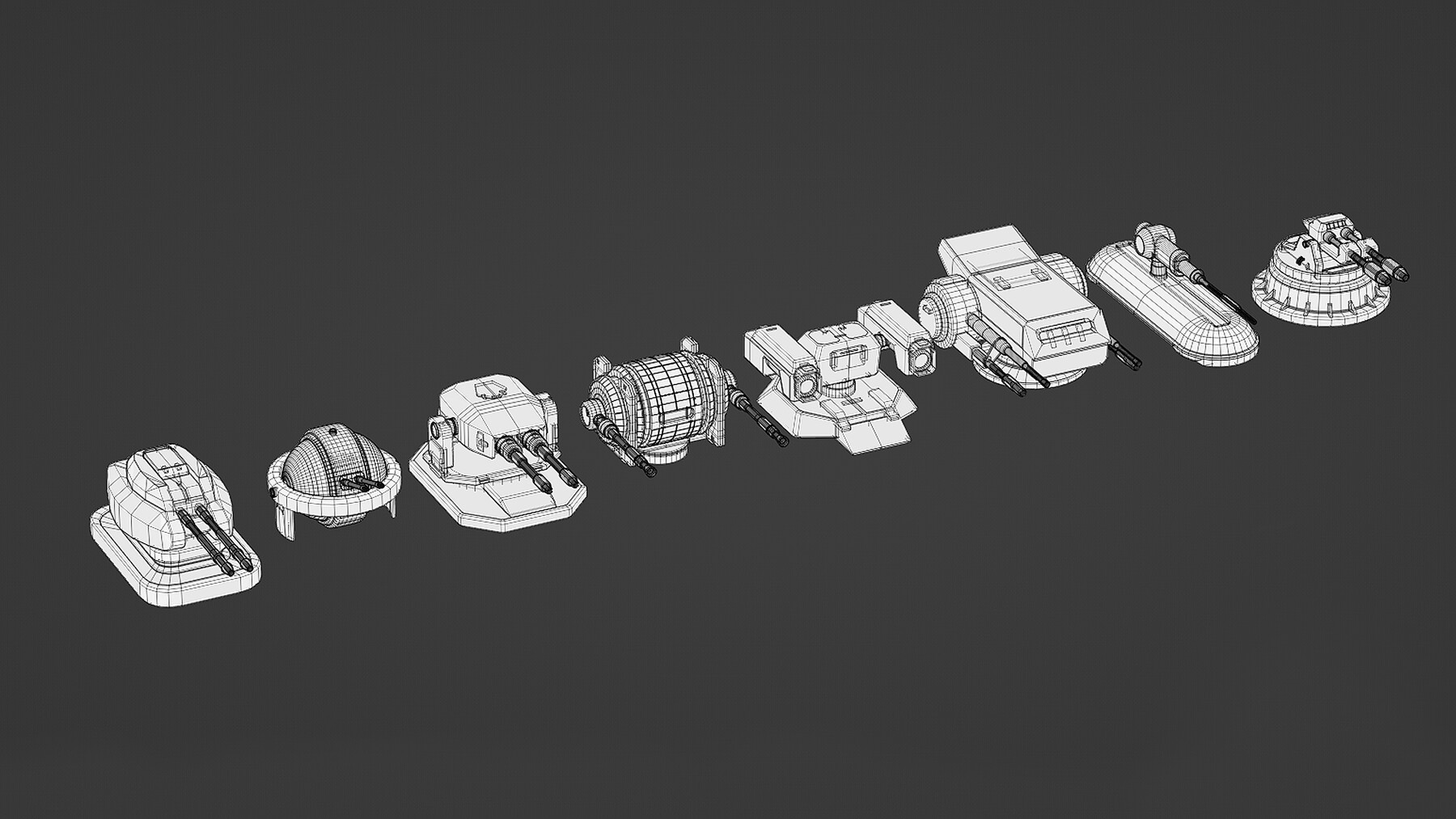 ArtStation - Sci-Fi Turrets and Guns Pack Vol2 - Star Wars | Resources