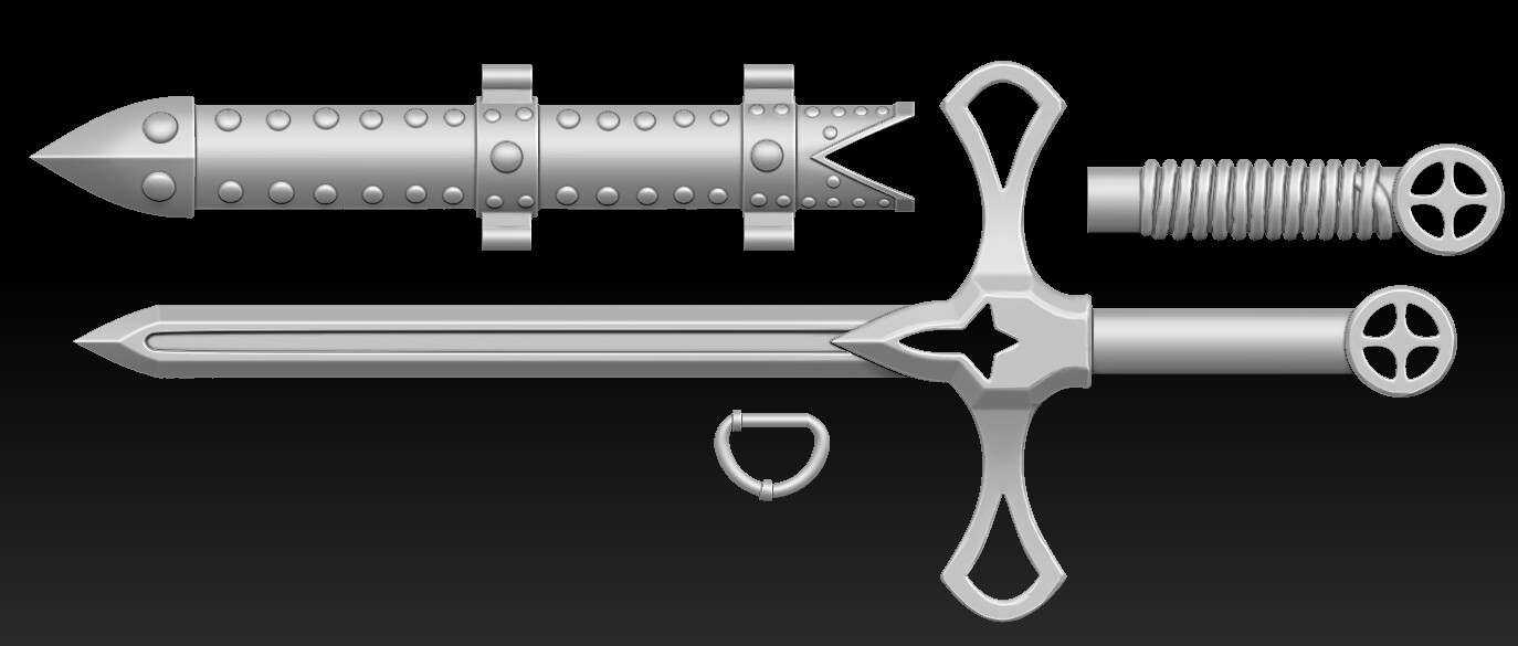 ArtStation - Weapons collection 3d print | Resources