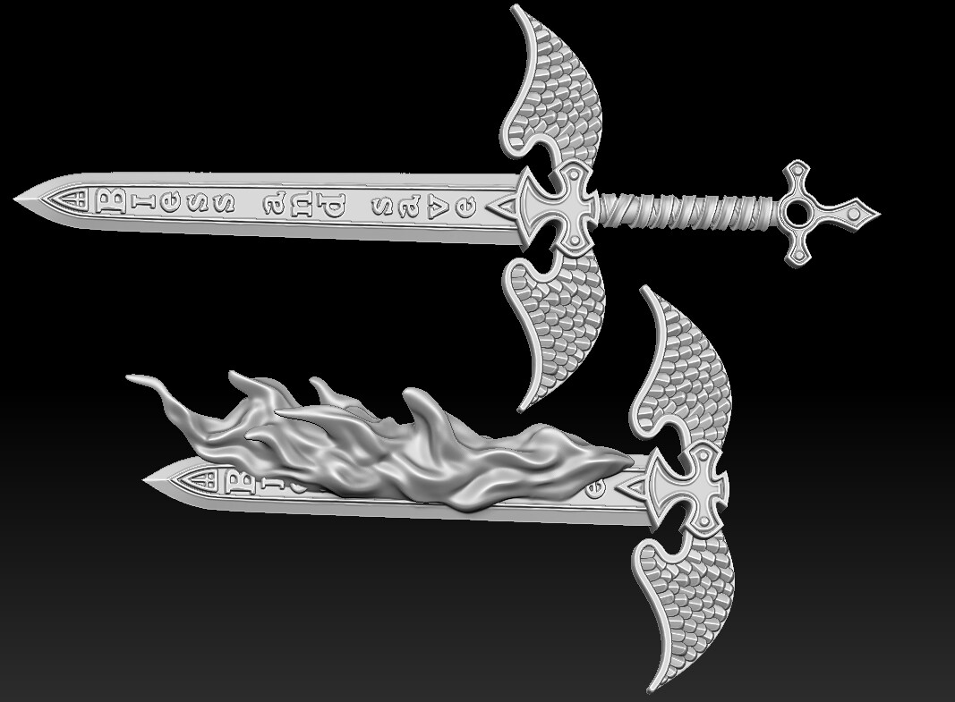 ArtStation - Weapons collection 3d print | Resources