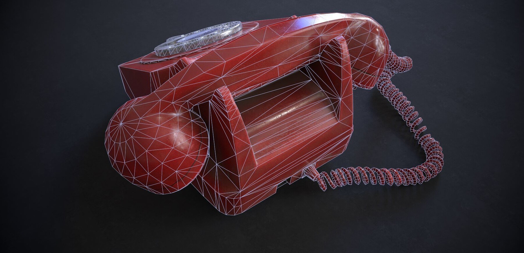 ArtStation - Vintage Telephone Rotary | Game Assets