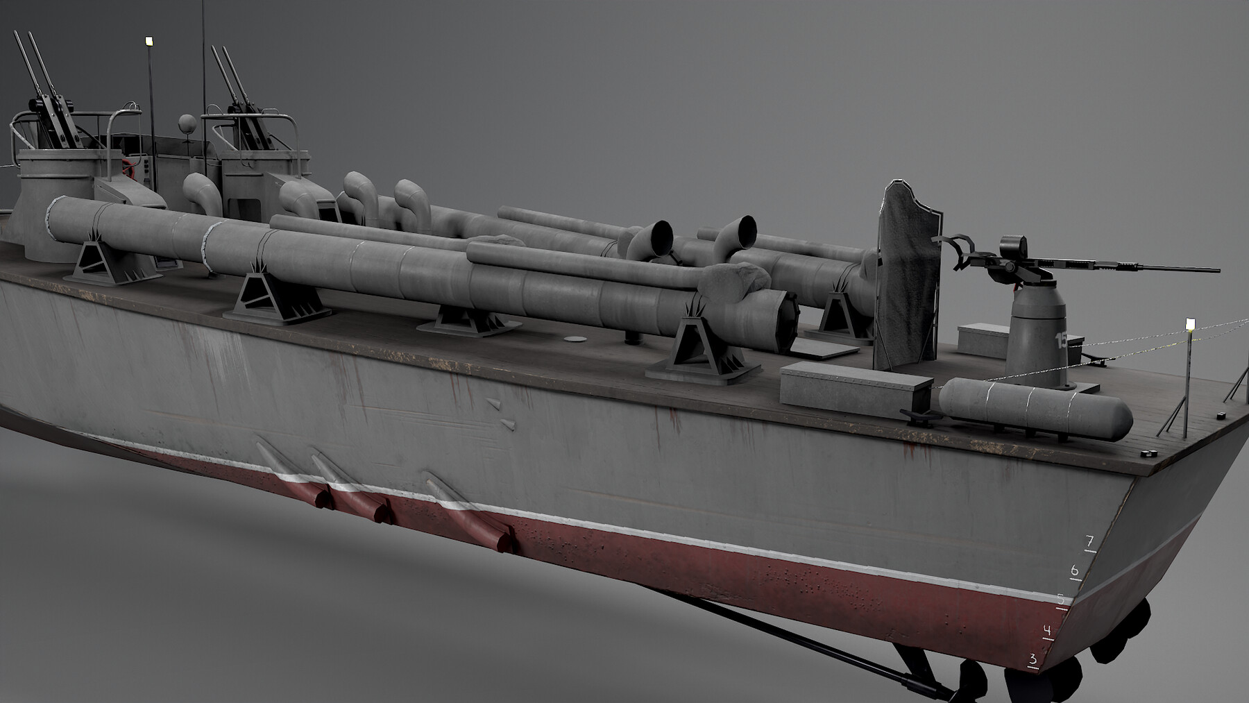ArtStation - Higgins PT-71 boat | Game Assets