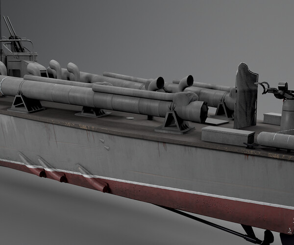 ArtStation - Higgins PT-71 boat | Game Assets