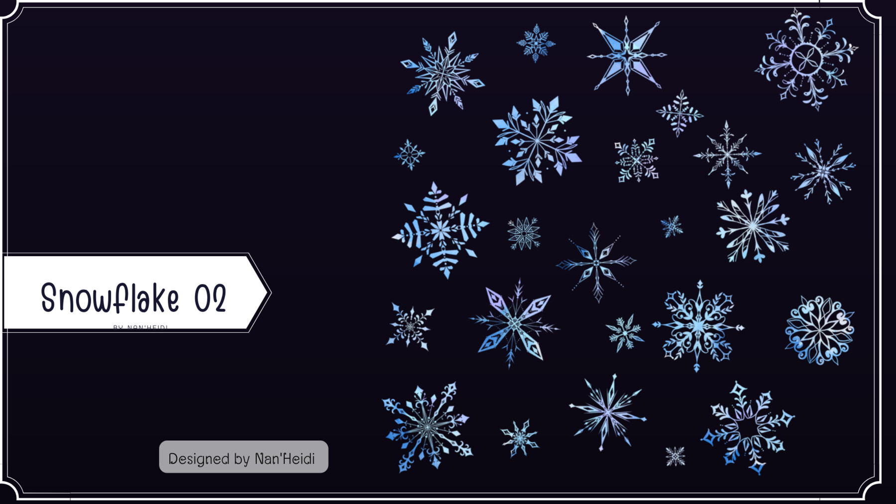 ArtStation - 28 Snowflake 02 NHD | Artworks