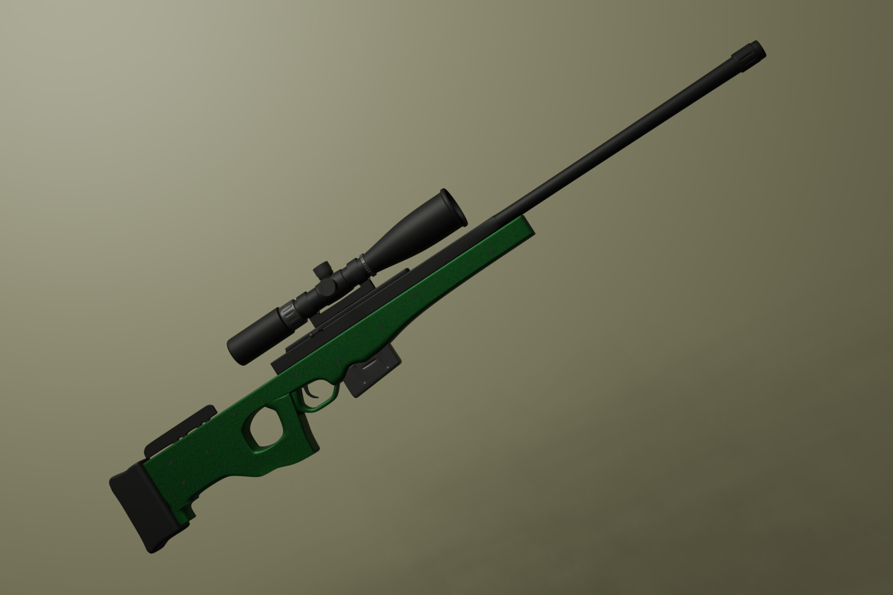 ArtStation - Arctic Warfare Magnum (AWM) - 3d game ready asset | Game ...