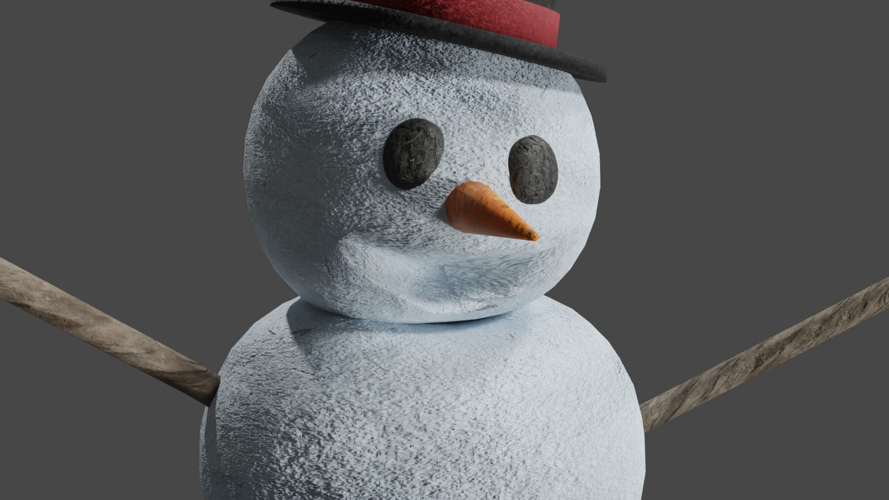 ArtStation - Happy waving snowman | Game Assets