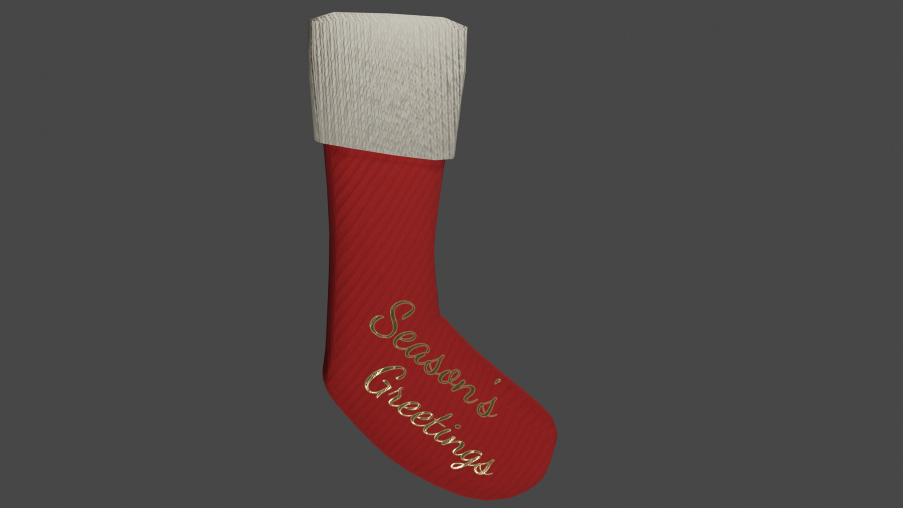 ArtStation - Christmas holiday stocking | Game Assets