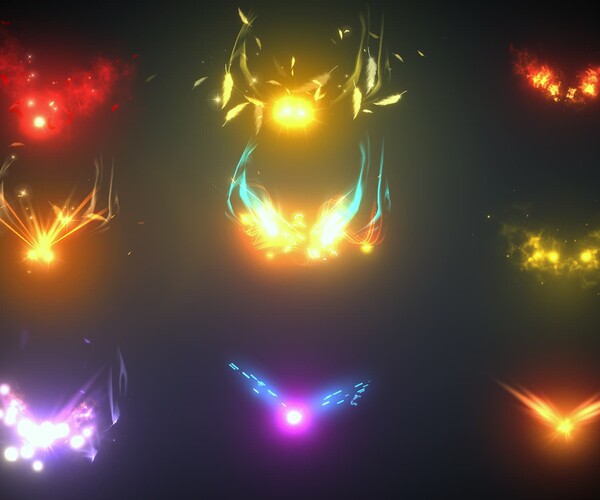 ArtStation - Unity Jet Wings Art Particle Visual Effects | Game Assets