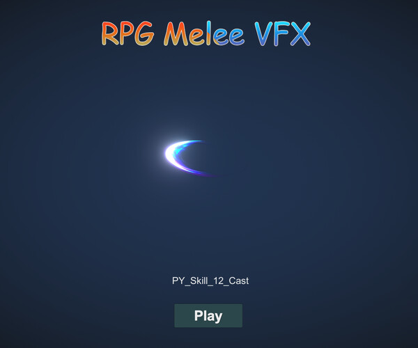 Artstation Unity Rpg Melee Vfx Visual Effects Game Assets