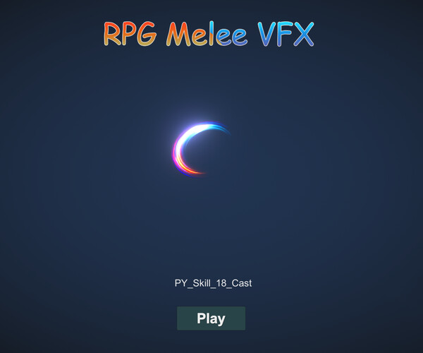 Artstation Unity Rpg Melee Vfx Visual Effects Game Assets