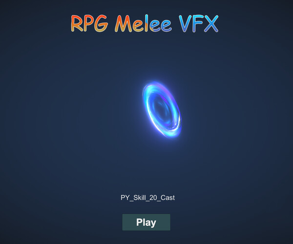 Artstation Unity Rpg Melee Vfx Visual Effects Game Assets