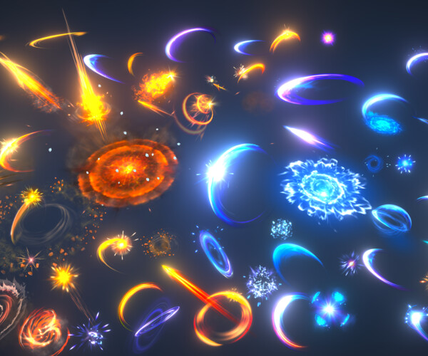 Artstation Unity Rpg Melee Vfx Visual Effects Game Assets
