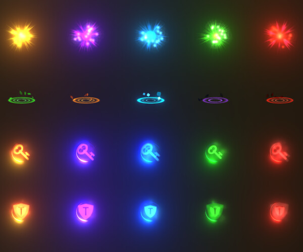 ArtStation - Unity UI Magic Vol.1 Visual Effects | Game Assets