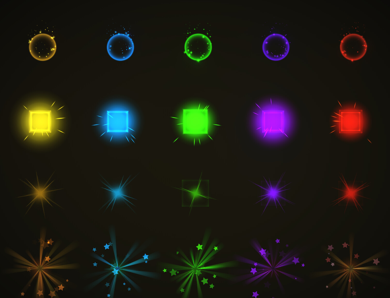 Artstation Unity Ui Magic Vol2 Visual Effects Game Assets