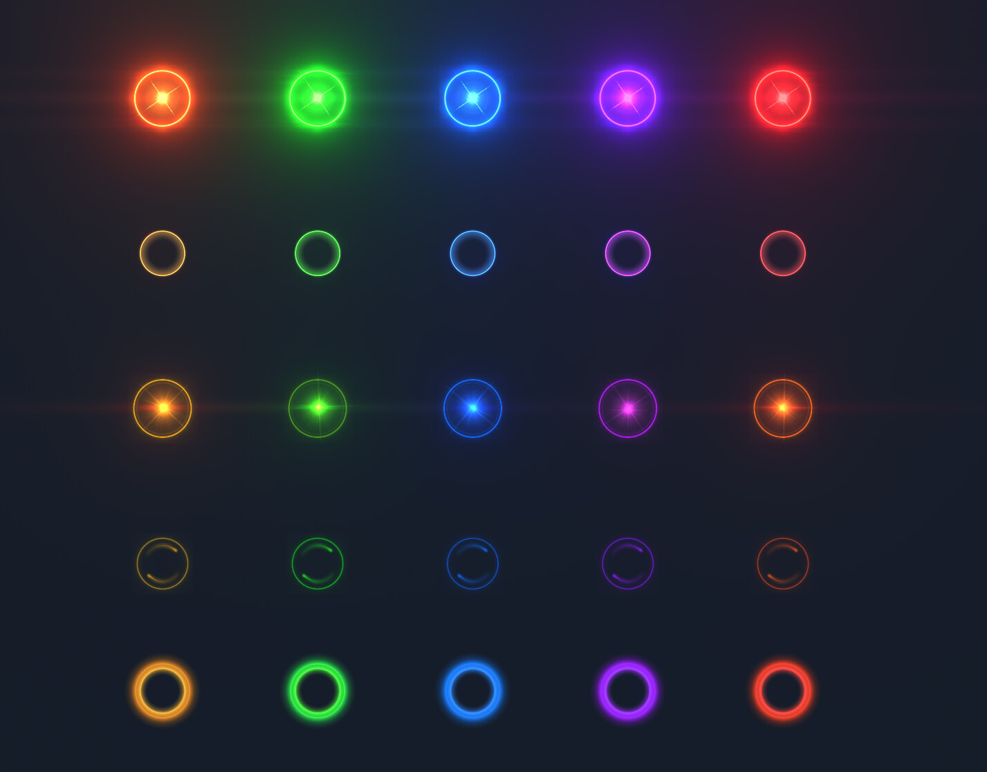 Artstation Unity Ui Vfx Package Vol1 Visual Effects Game Assets