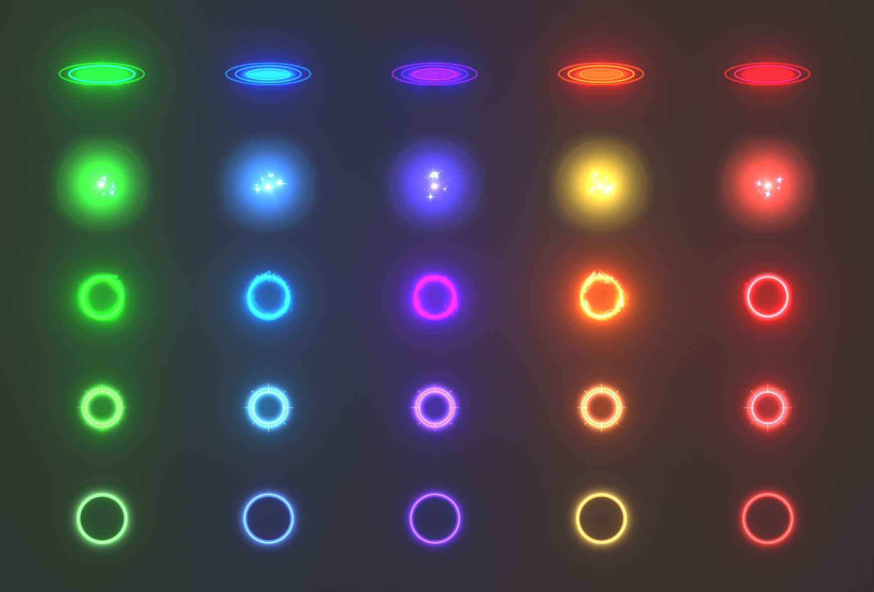 Artstation Unity Ui Vfx Package Vol1 Vol4 Visual Effects Game