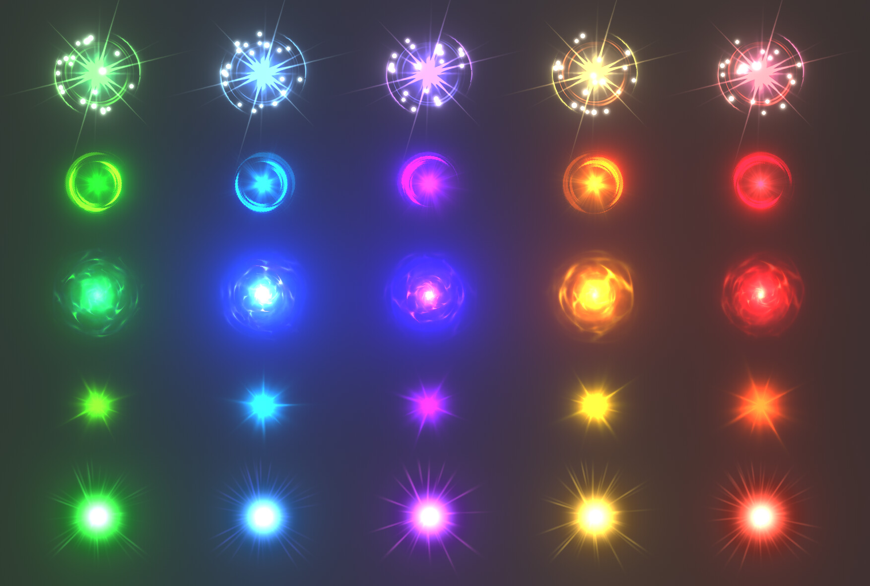 Artstation Unity Ui Vfx Package Vol1 Vol4 Visual Effects Game Assets