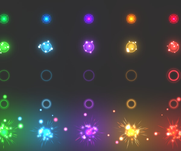 ArtStation - Unity UI VFX Package Vol.3 / Visual Effects | Game Assets