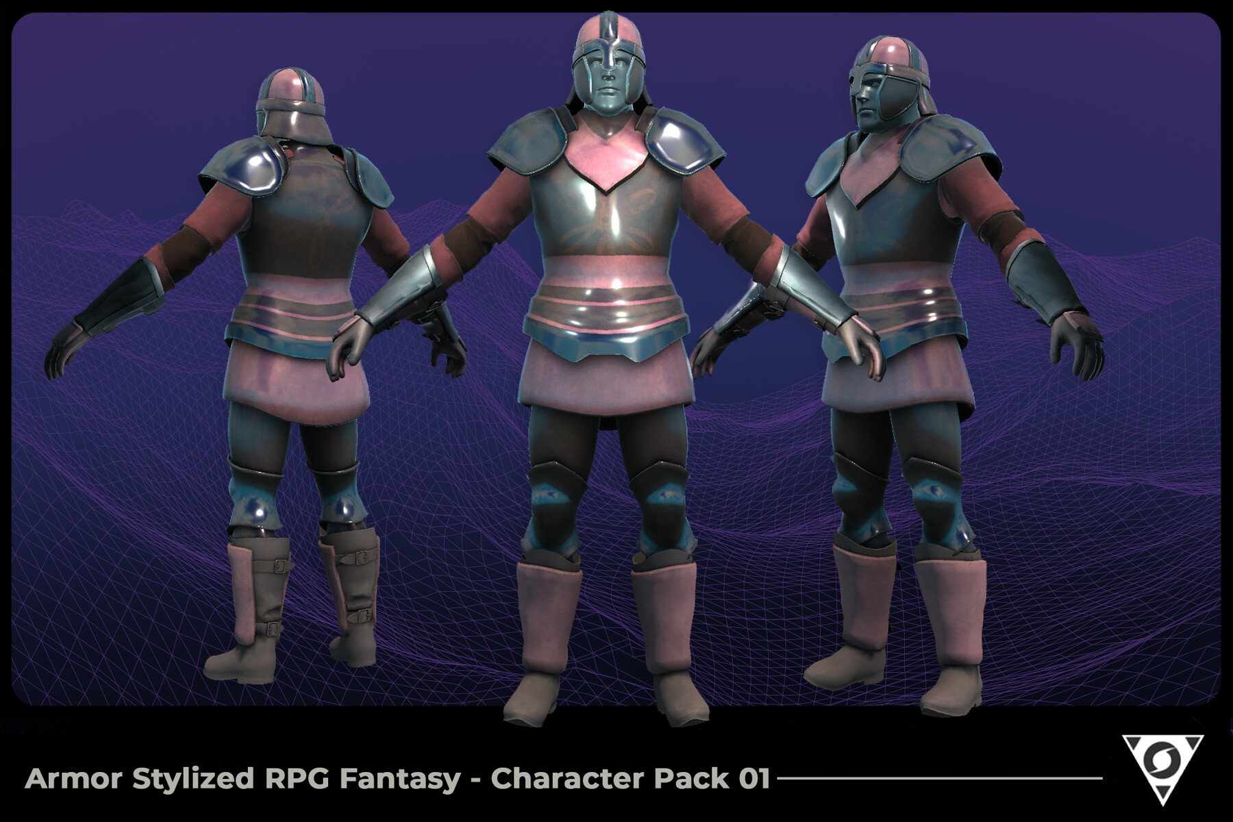 ArtStation - Armor Stylized RPG Fantasy - Character Pack 05 | Game Assets