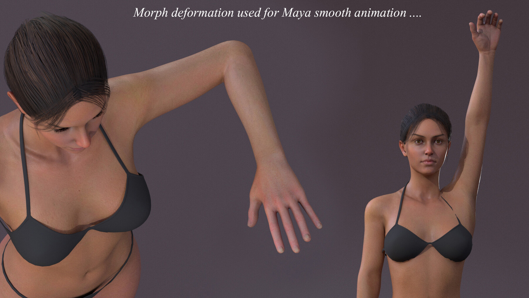 ArtStation - Female Base rig | Game Assets