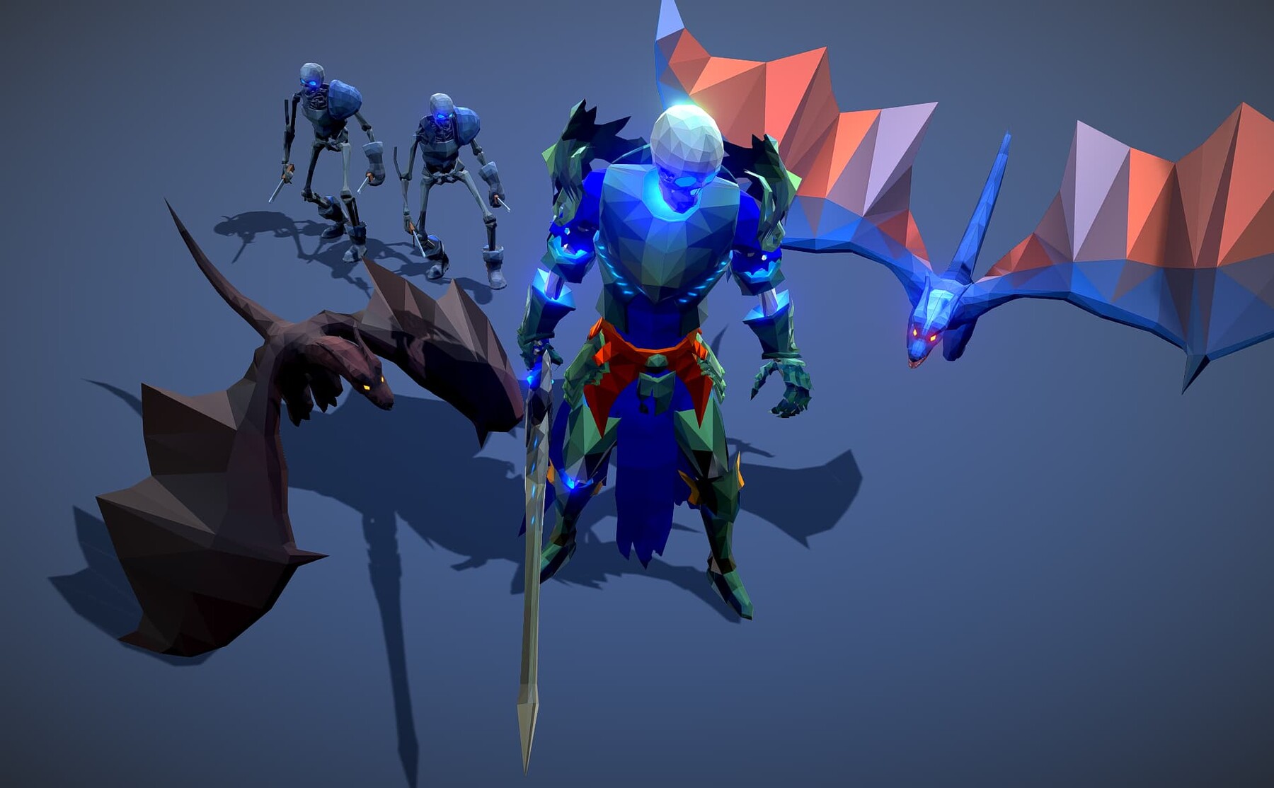 ArtStation - Polygon Monster Vol.1-5 - Low Poly 3D RPG Model - FBX ...