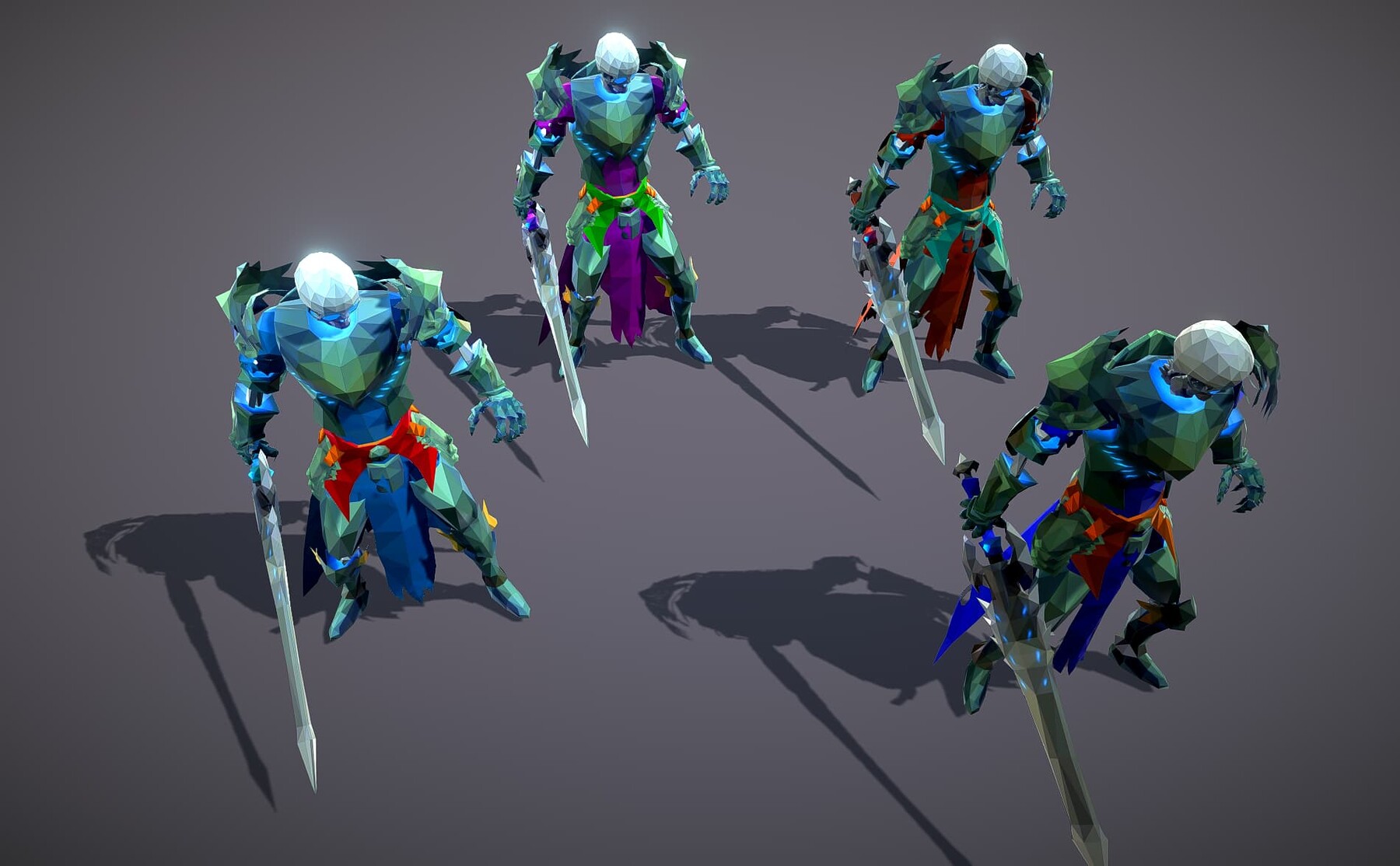 ArtStation - Polygon Monster Vol.1-5 - Low Poly 3D RPG Model - FBX ...