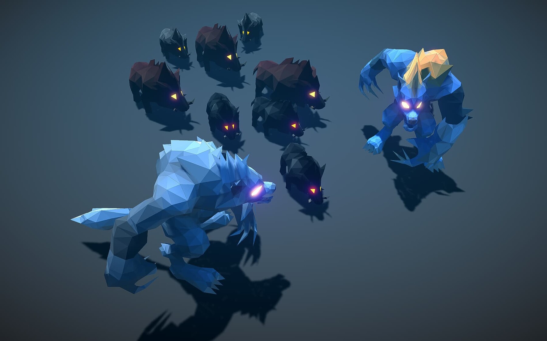 ArtStation - Polygon Monster Vol.1-5 - Low Poly 3D RPG Model - FBX ...