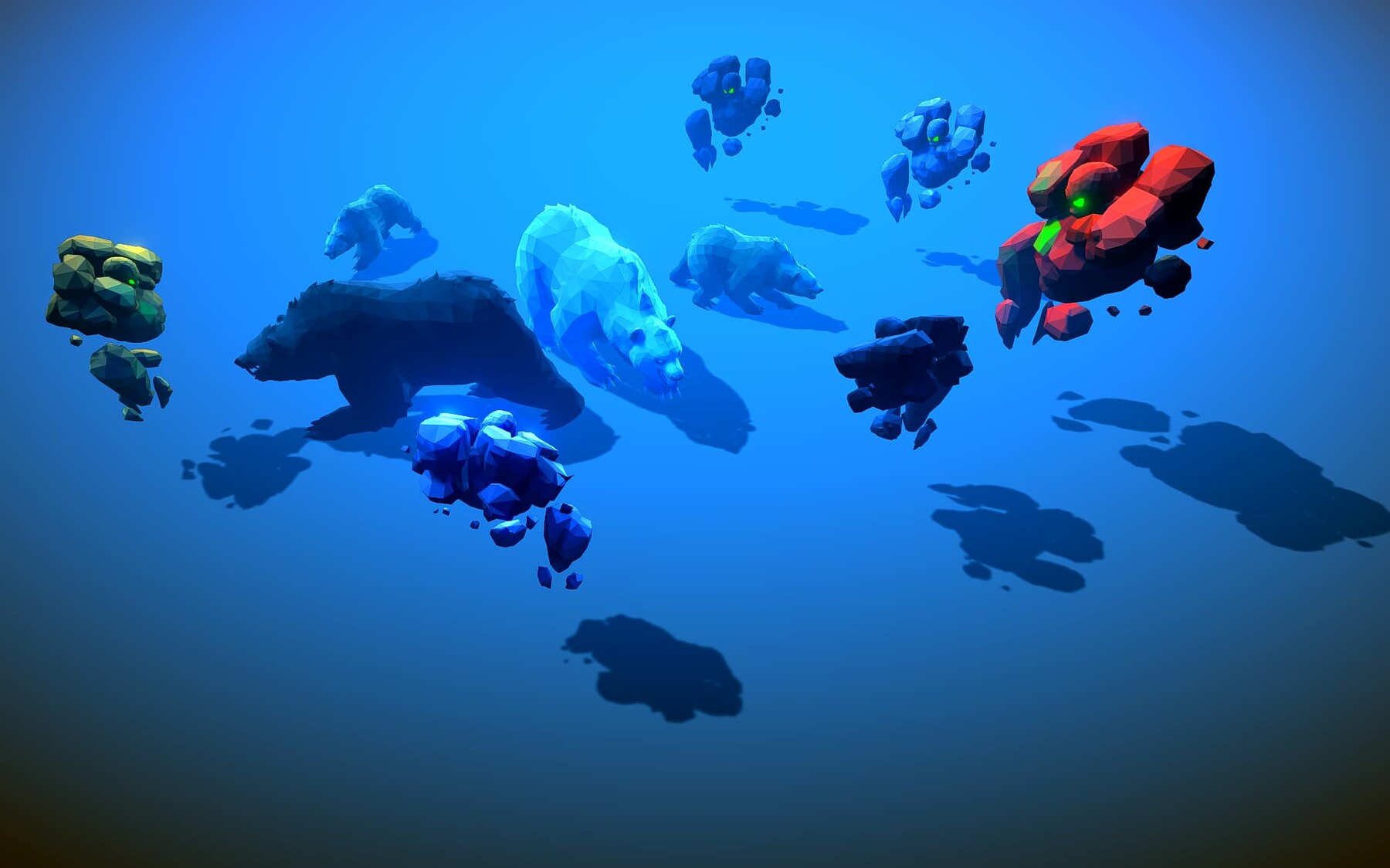 ArtStation - Polygon Monster Vol.1-5 - Low Poly 3D RPG Model - FBX ...