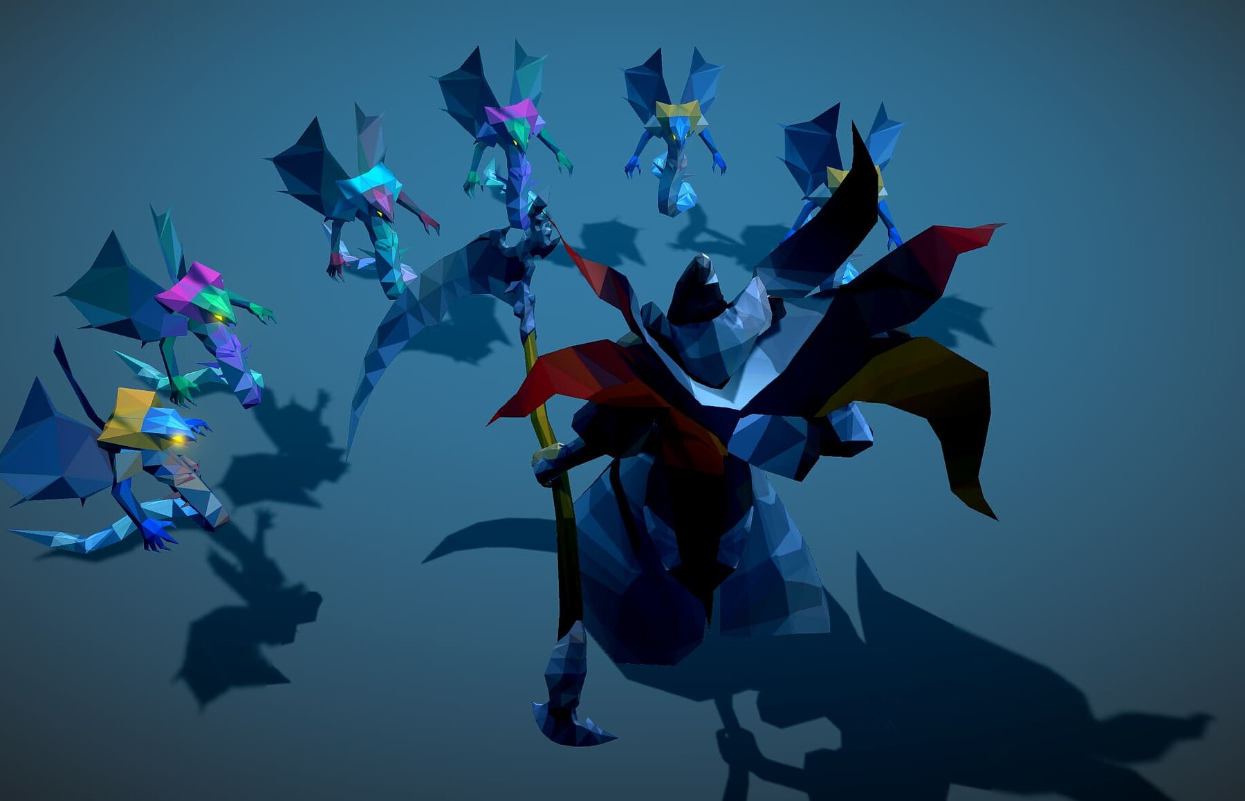 ArtStation - Polygon Monster Vol.1-5 - Low Poly 3D RPG Model - FBX ...