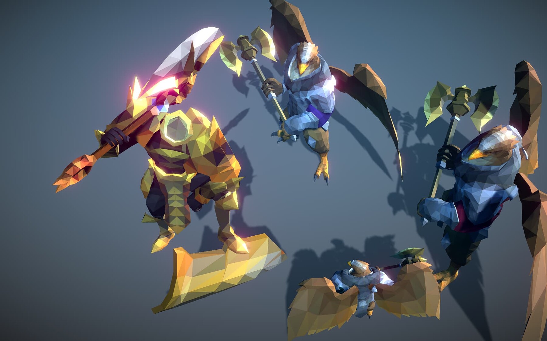 ArtStation - Polygon Monster Vol.3 - Low Poly 3D RPG Model - FBX Model ...