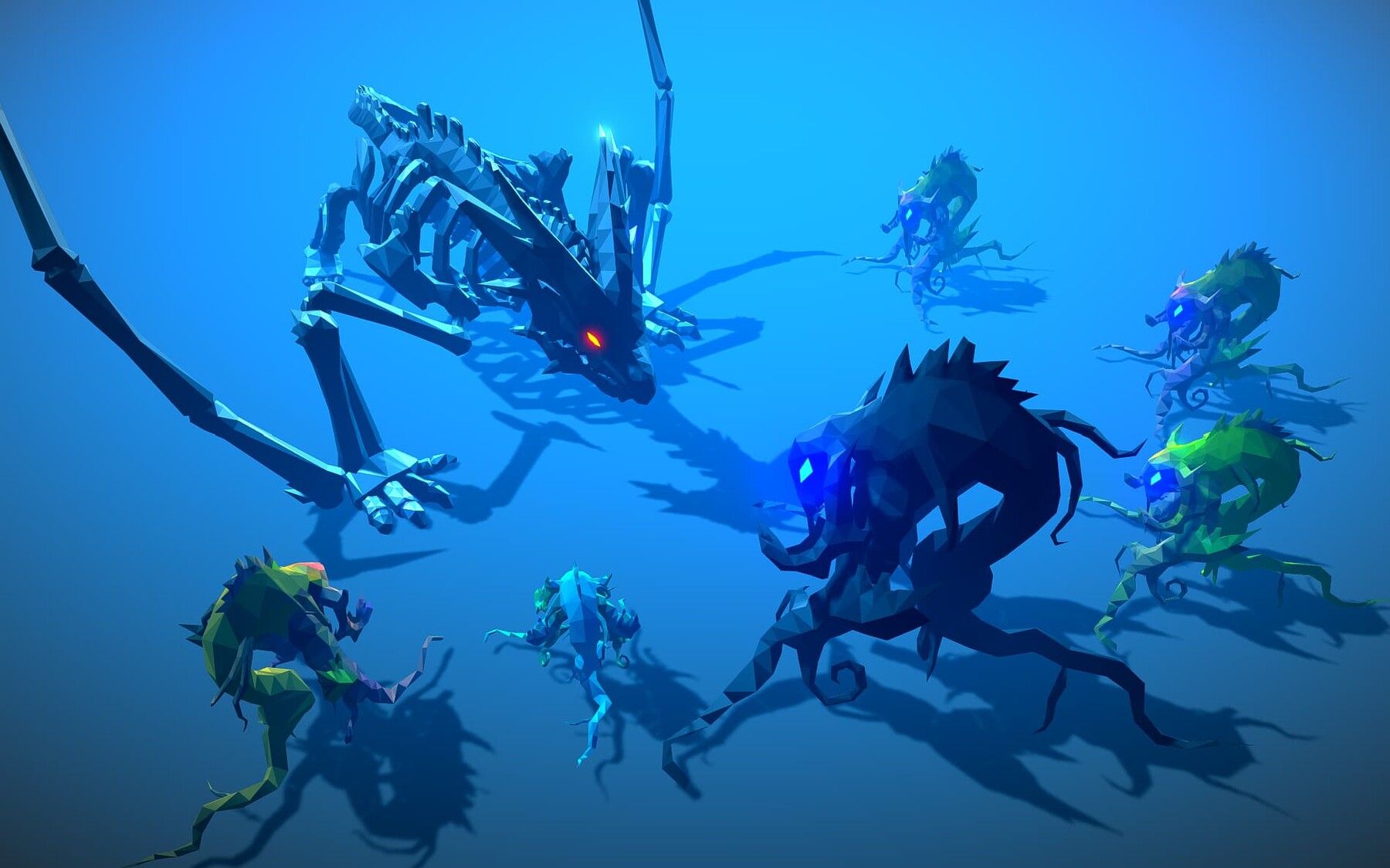 ArtStation - Polygon Monster Vol.4 - Low Poly 3D RPG Model - FBX Models ...