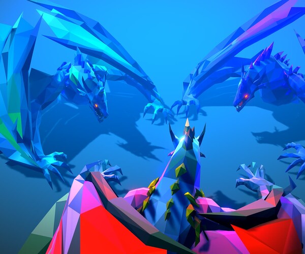 ArtStation - Polygon Monster Vol.4 - Low Poly 3D RPG Model - FBX Models ...