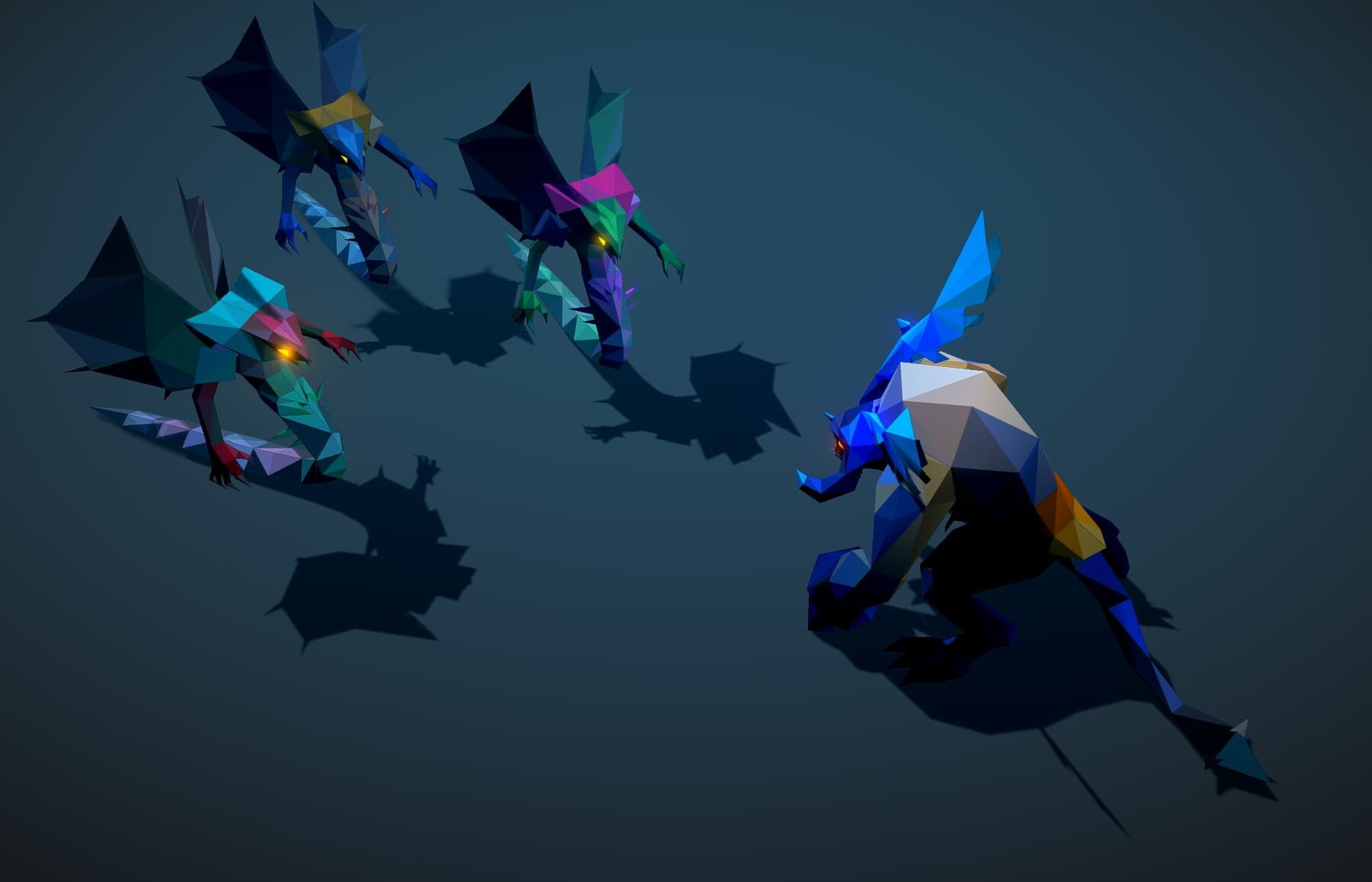 ArtStation - Polygon Monster Vol.5 - Low Poly 3D RPG Model - FBX Models ...