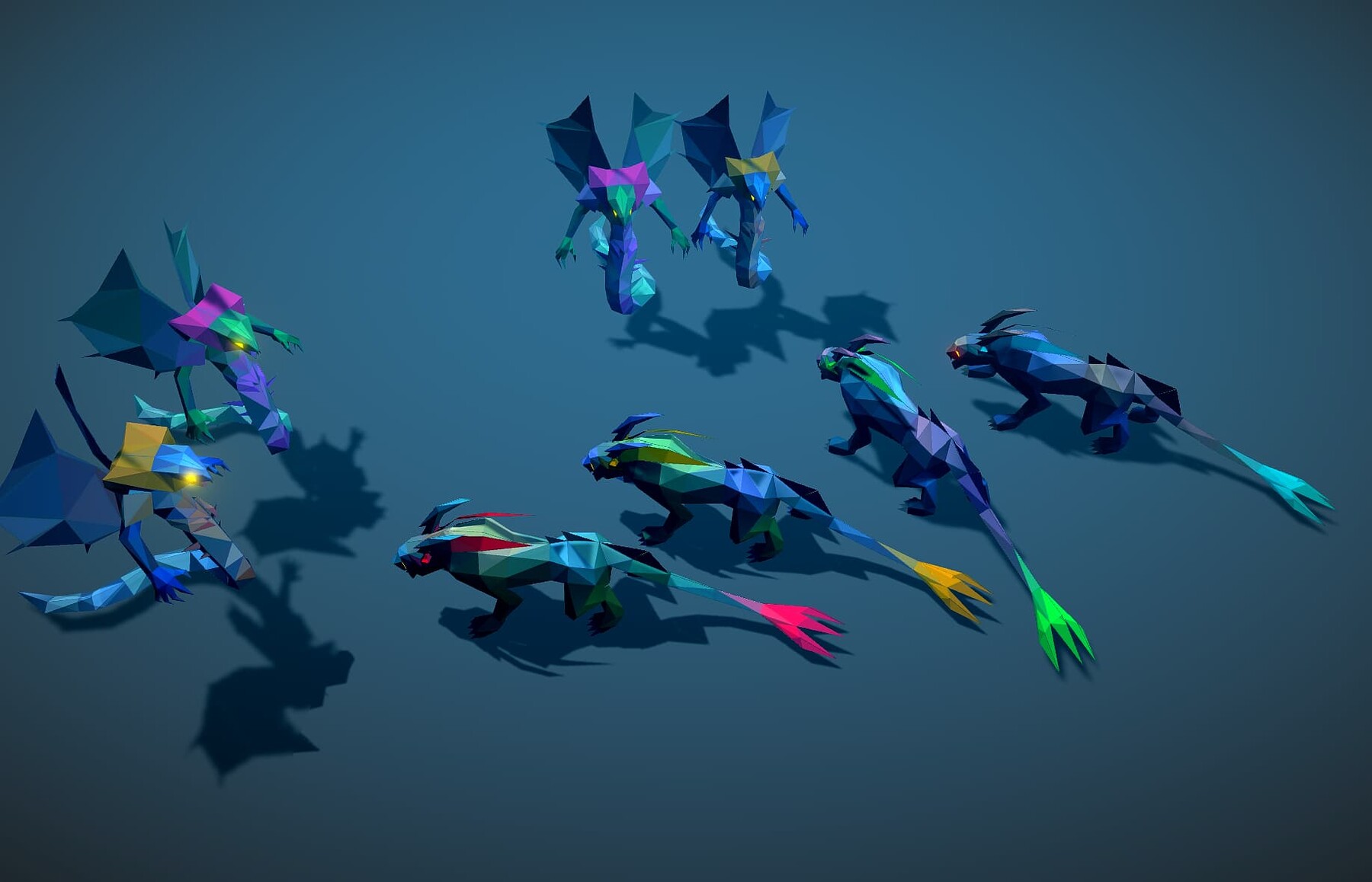 ArtStation - Polygon Monster Vol.5 - Low Poly 3D RPG Model - FBX Models ...