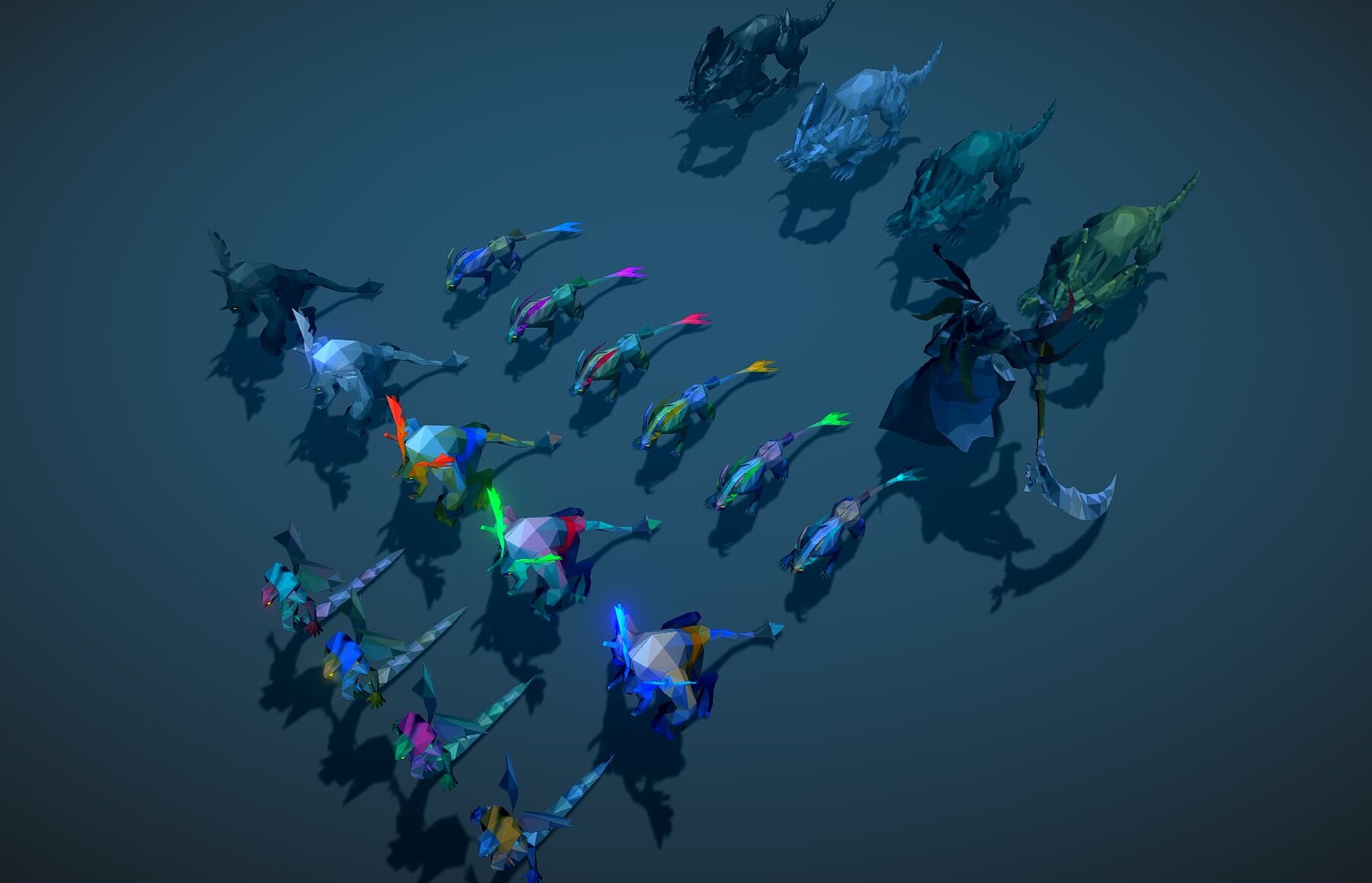 ArtStation - Polygon Monster Vol.5 - Low Poly 3D RPG Model - FBX Models ...