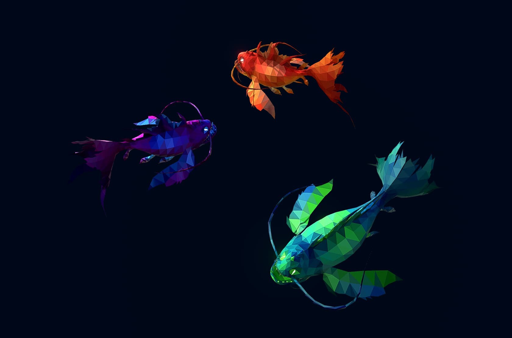 ArtStation - Big Fish - Low Poly 3D RPG Model - FBX Models | Game Assets