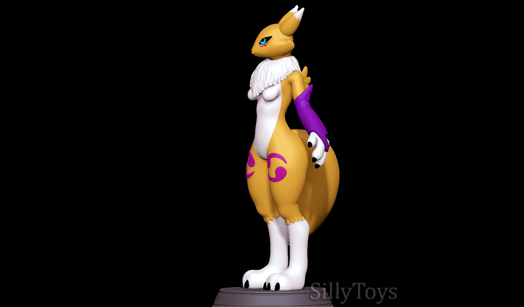 ArtStation - Renamon - Digimon 3D print model | Resources