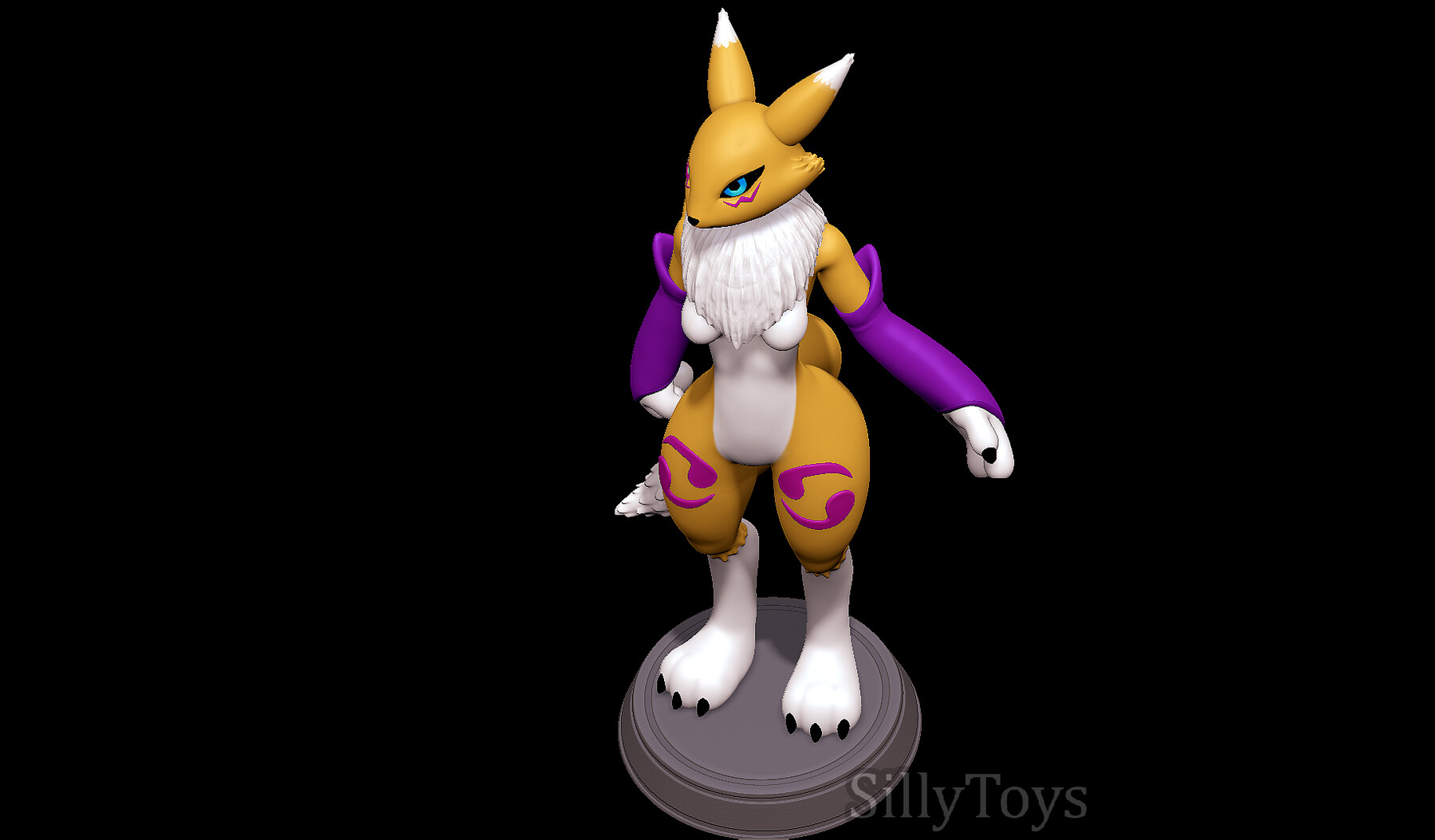 ArtStation - Renamon - Digimon 3D print model | Resources