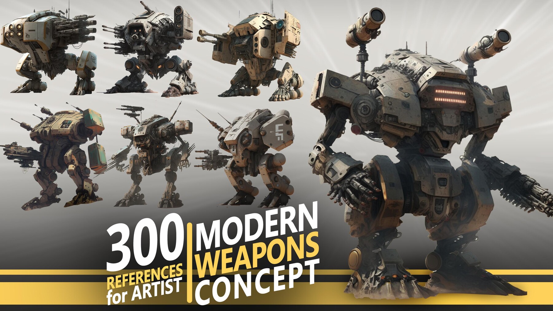 ArtStation - 300 Modern Weapons Concept - References for Artist | Artworks