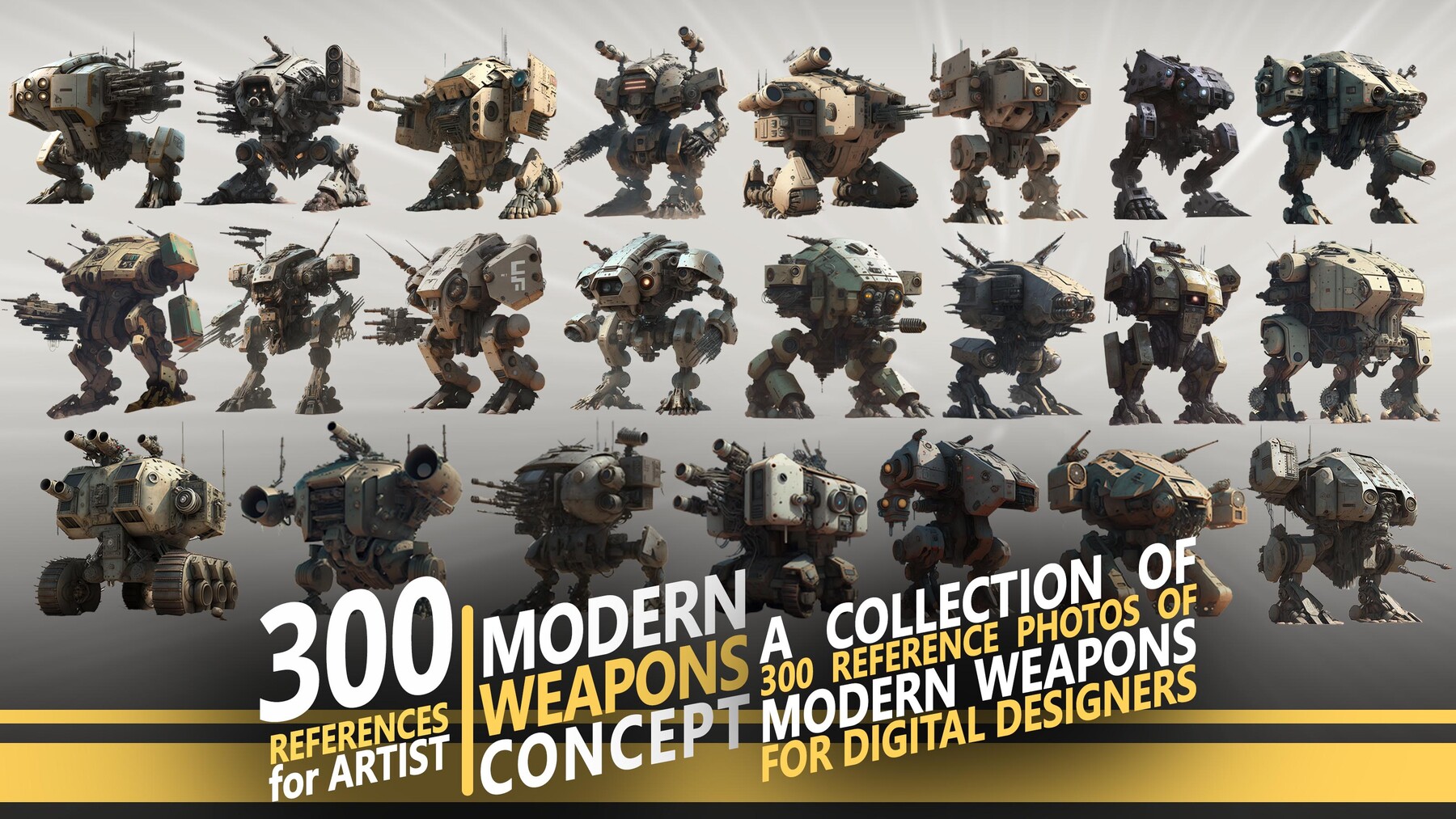 ArtStation - 300 Modern Weapons Concept - References for Artist | Artworks