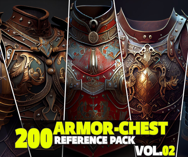 ArtStation - 200 Armor Reference Pack Vol.02 | Artworks