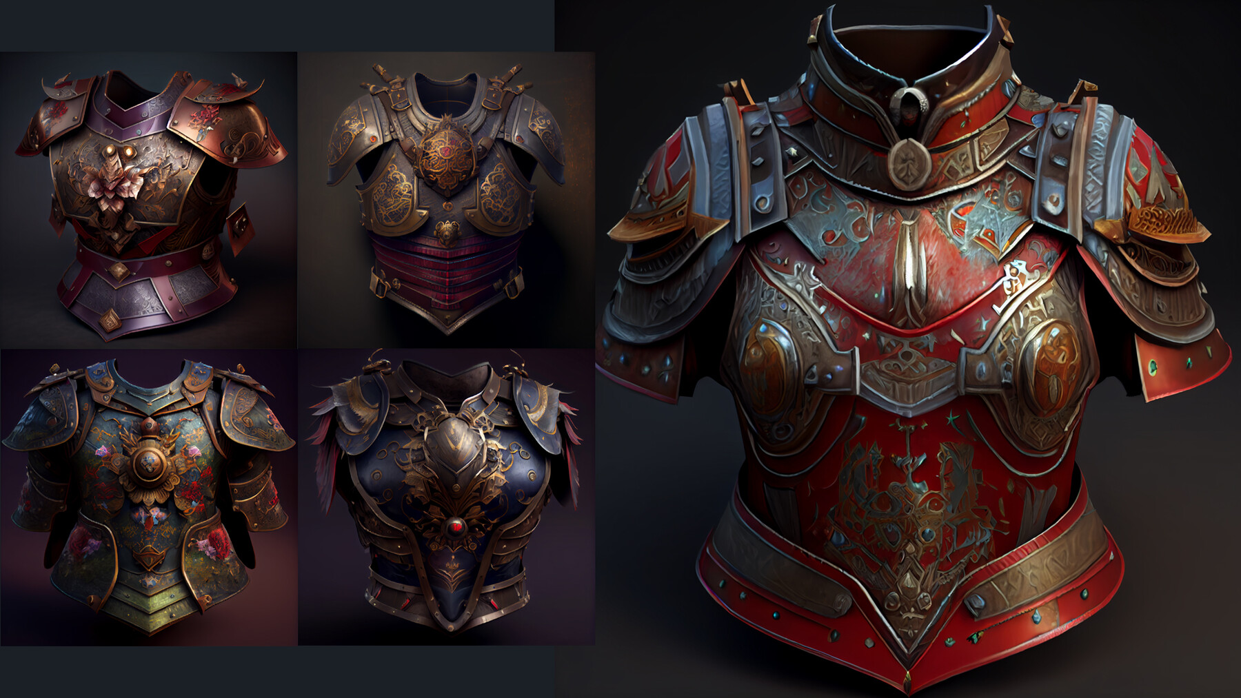 ArtStation - 200 Armor Reference Pack Vol.02 | Artworks