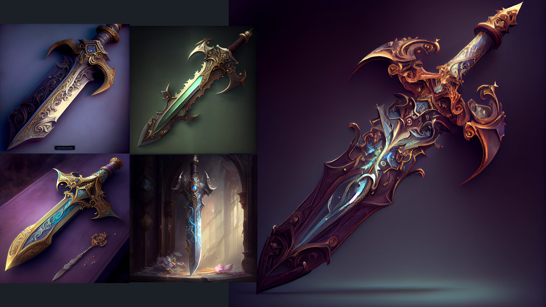 ArtStation - 200 Sword Reference Pack Vol.02 | Artworks