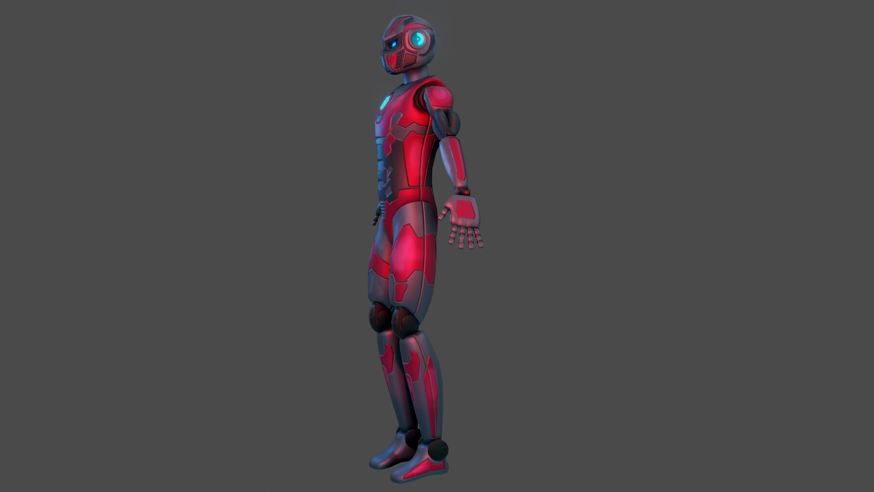 ArtStation - Sci-Fi Cyborg - Low Poly Game Ready PBR | Game Assets
