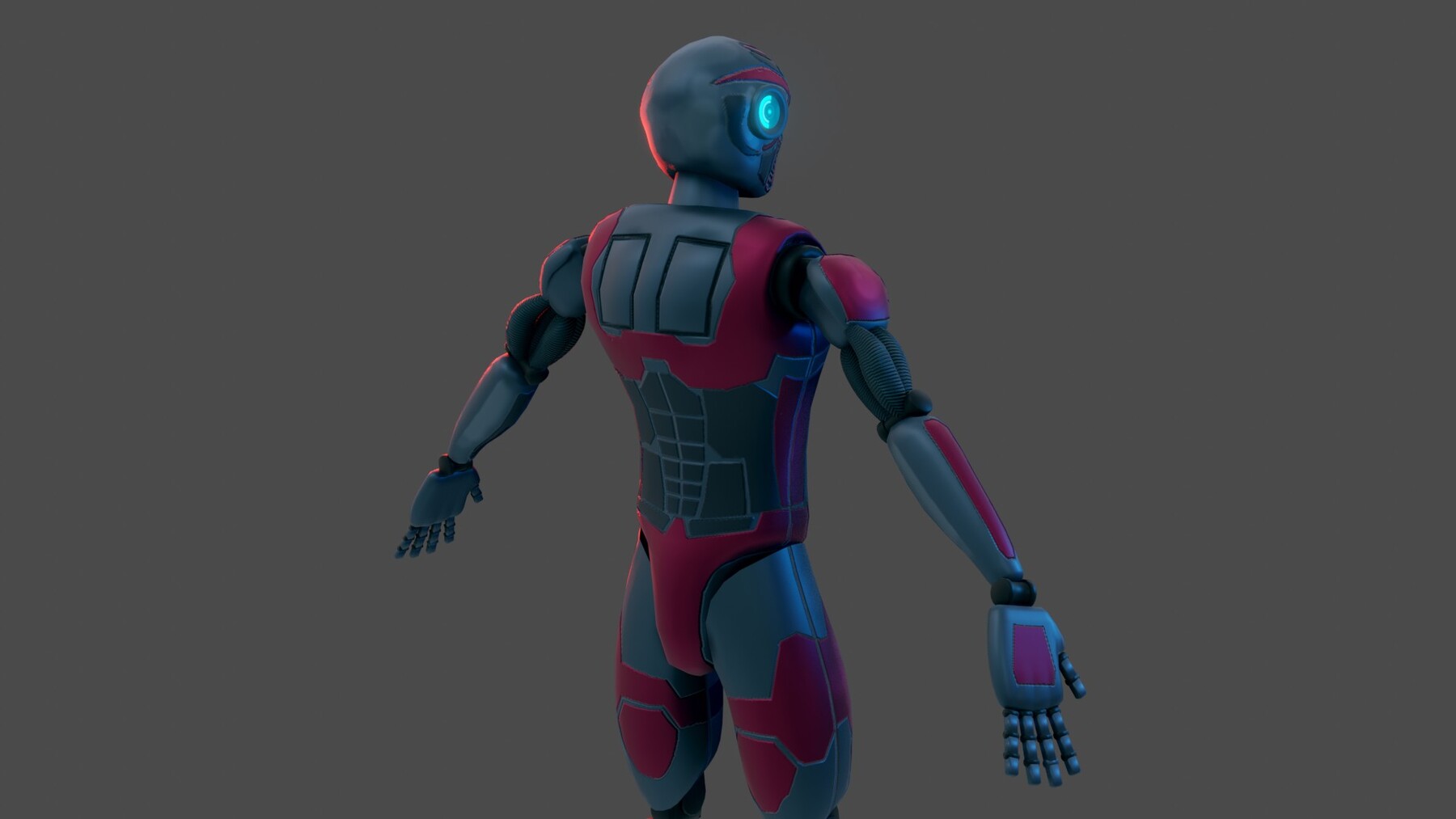 ArtStation - Sci-Fi Cyborg - Low Poly Game Ready PBR | Game Assets