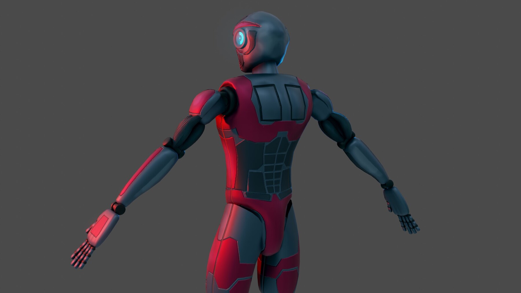 ArtStation - Sci-Fi Cyborg - Low Poly Game Ready PBR | Game Assets
